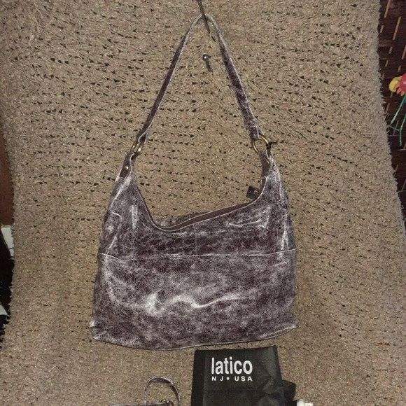 latico | Bags | Laticoastro Purple Roberta Distressed Leather ...